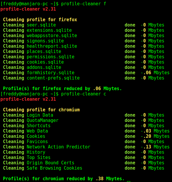 Profile-cleaner : nettoyer les profiles utilisateurs par navigateurs ...