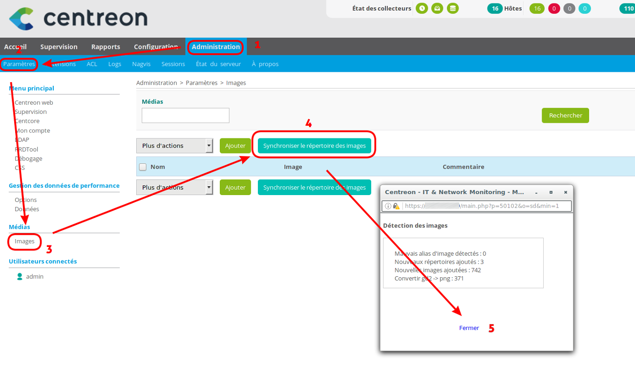 Centreon : Ajouter un pack d’icônes | memo-linux.com