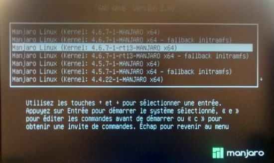 Manjaro : installer le Kernel Real Time | memo-linux.com