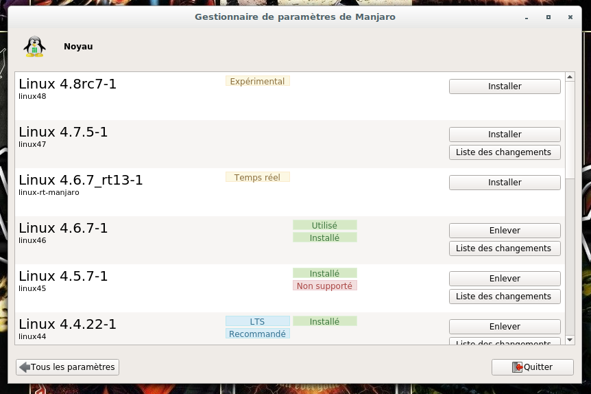 Manjaro : installer le Kernel Real Time | memo-linux.com