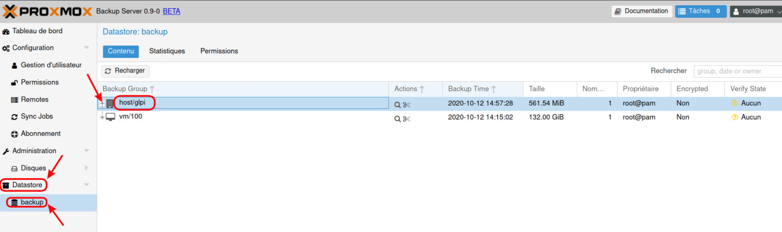 Proxmox Backup Server : installation et configuration | memo-linux.com