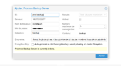 Proxmox Backup Server : installation et configuration | memo-linux.com