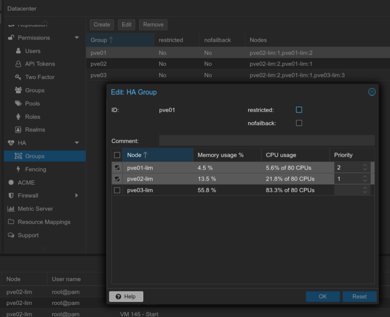 Proxmox : mode maintenance | memo-linux.com