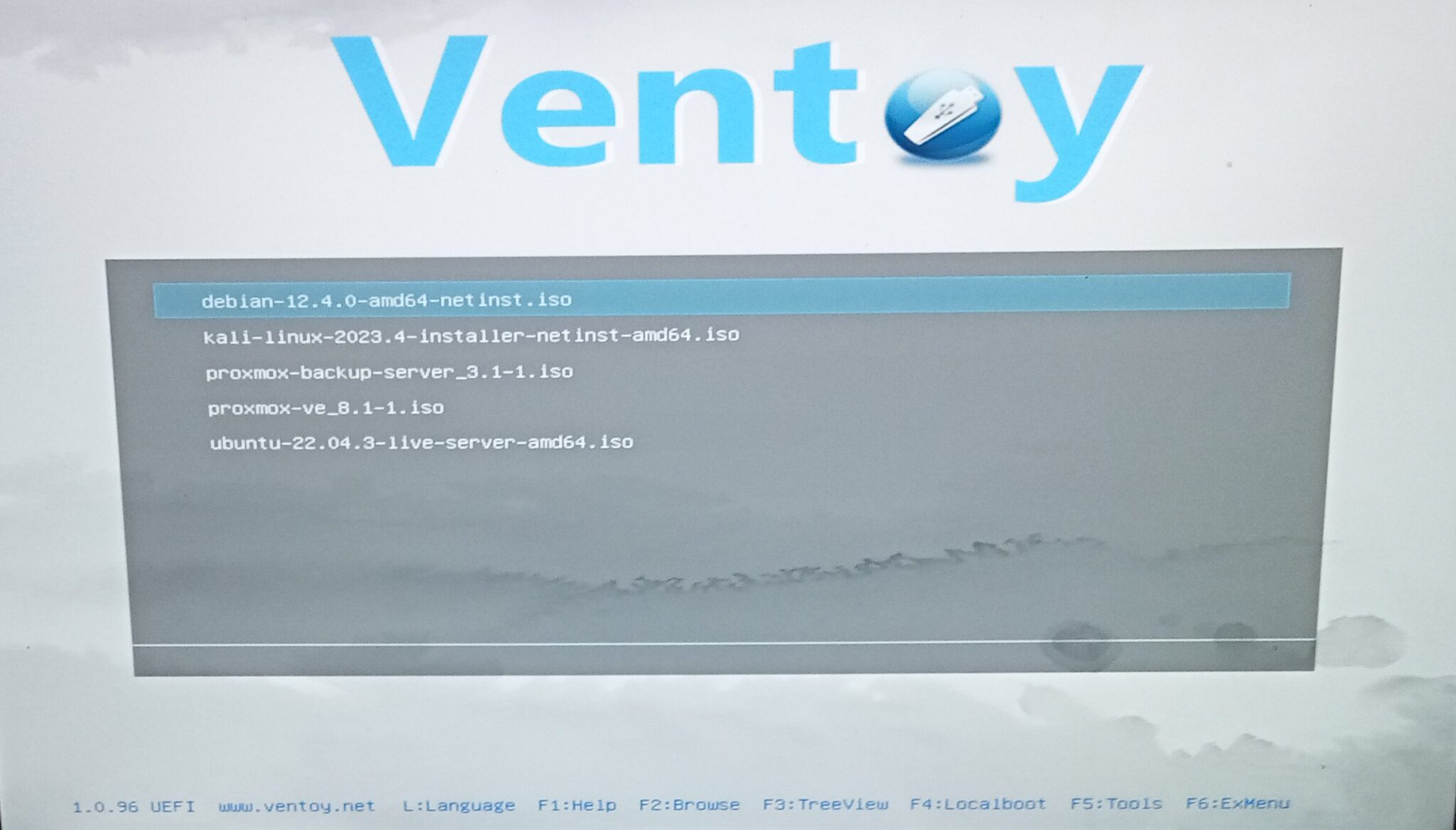 Créer une clé USB multiboot avec Ventoy | memo-linux.com